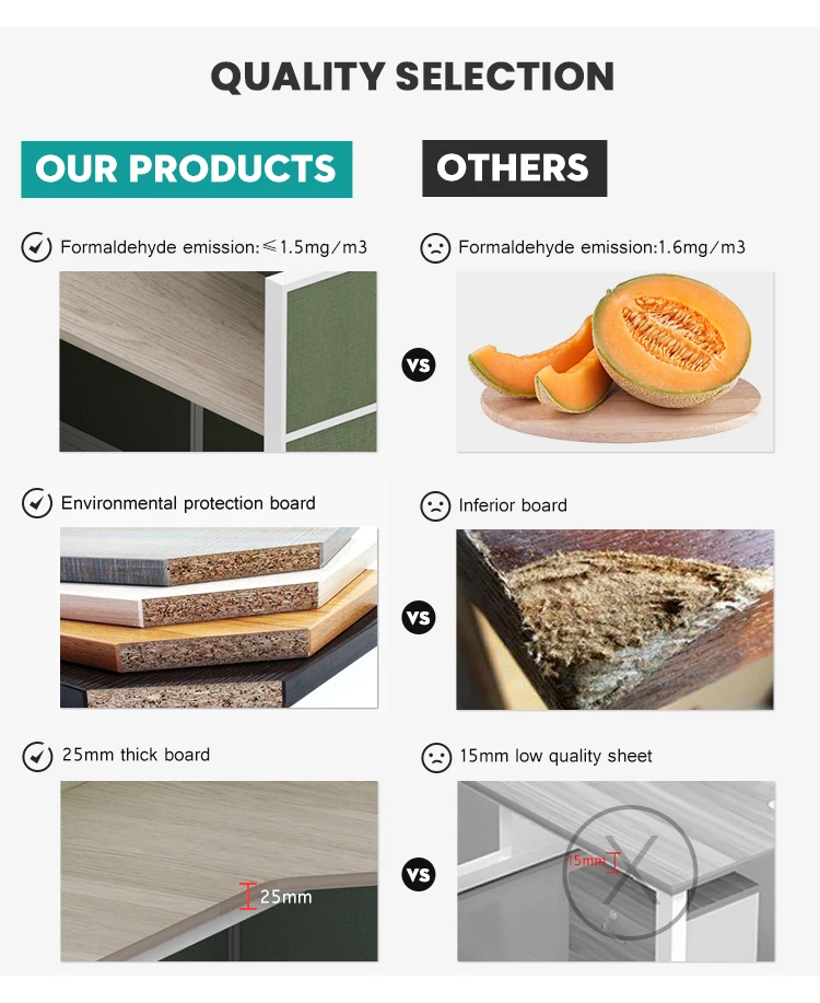 Modern Design Writing Computer Table for Office Workstation