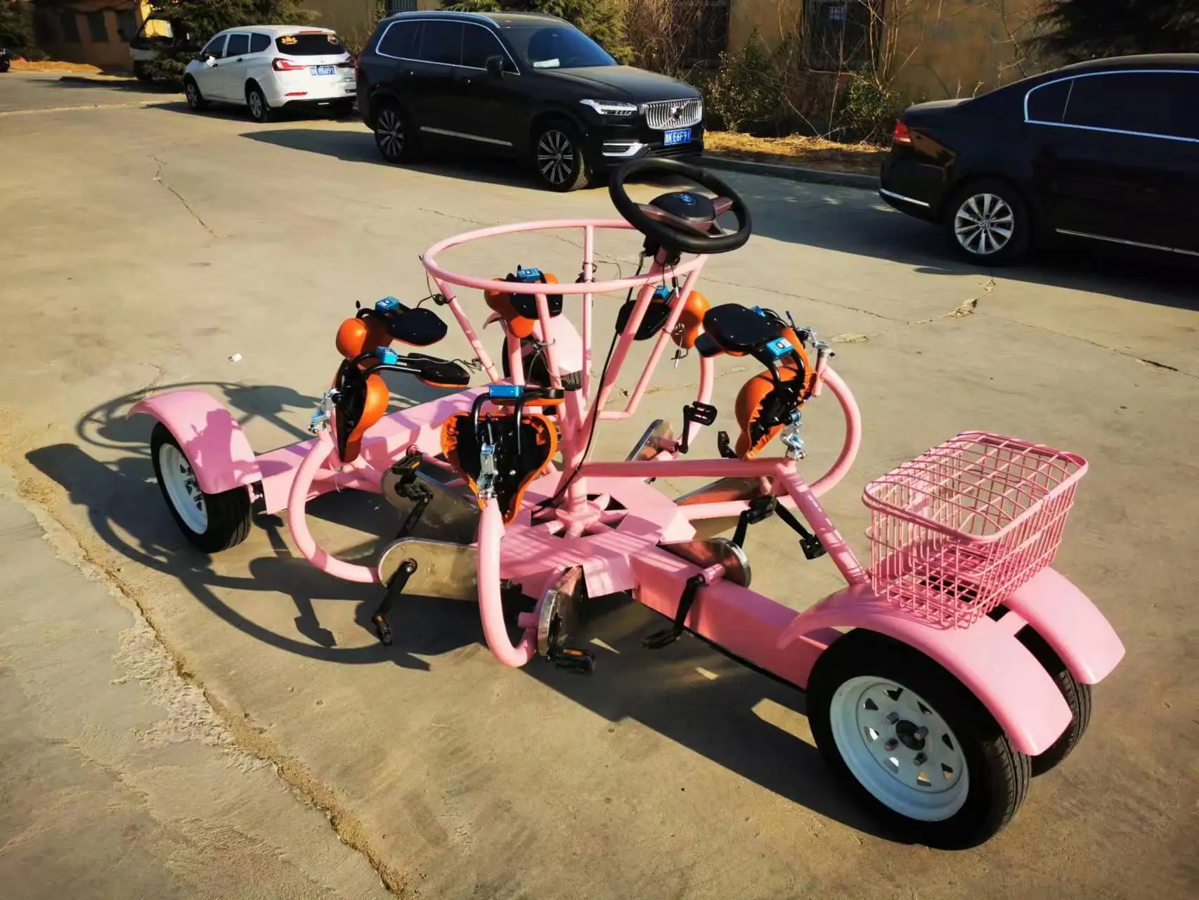 Luxury Dot Mobile Bar Beer Bike Pedal Street Outdoor Bus Cart