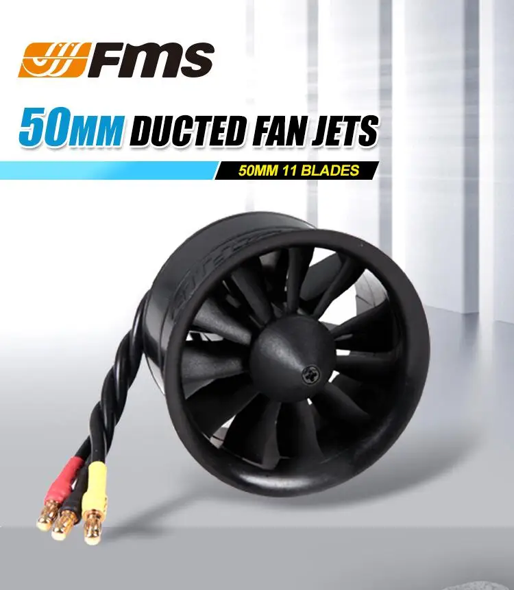 FMS 50mm 11-Blades Ducted Fan EDF 2627 4500KV 4S Motor