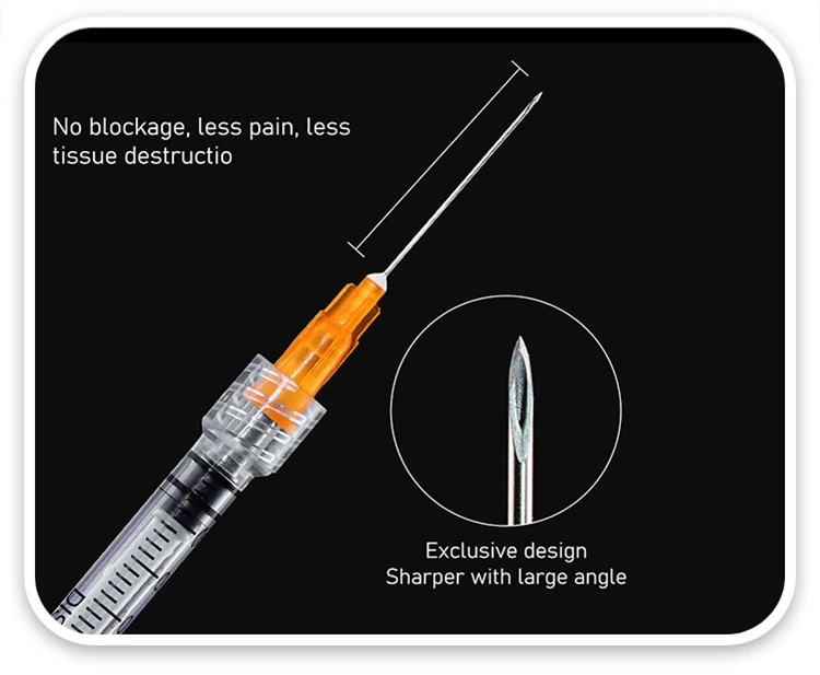 Luer Lock Syringe 5ml Hypodermic Medical Disposable Syringe 1ml 2ml 3ml ...