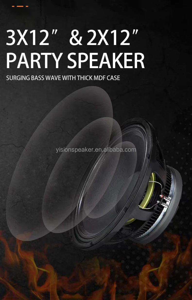 Hifi Quality With Subwoofer Three 12 "super Subwoofer Speakers With Led ...