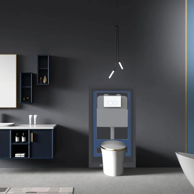 Concealed Toilet Tank Carrier System For Top Flush Concealed Cistern ...