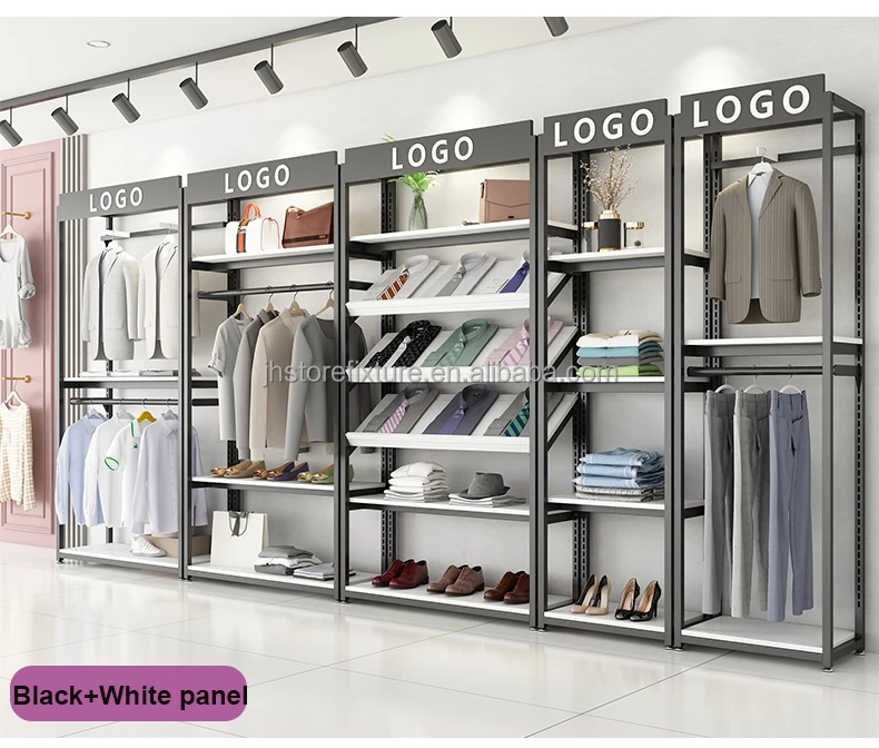 Customized Logo Stainless Steel Display Shelves for Store