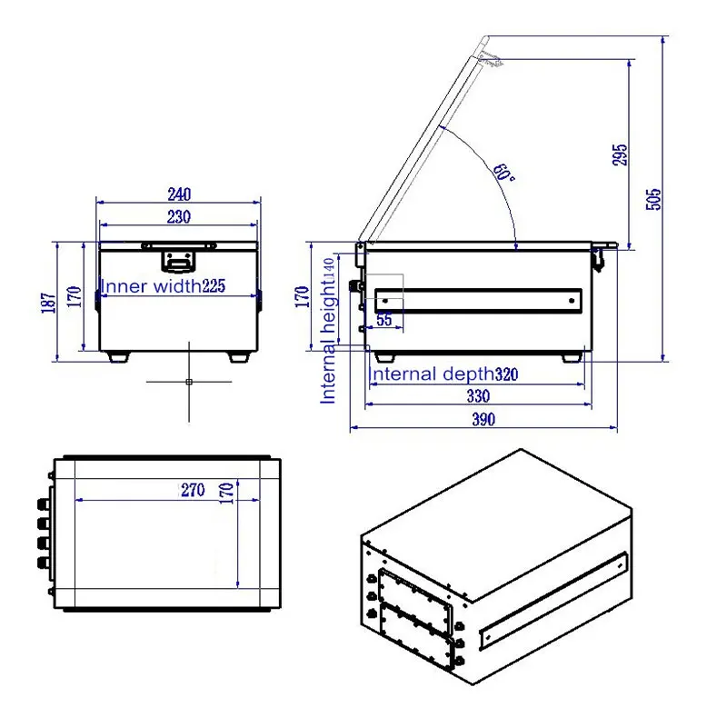 100mhz~8ghz Working Frequency Stainless Metal Plate Manual Wireless ...