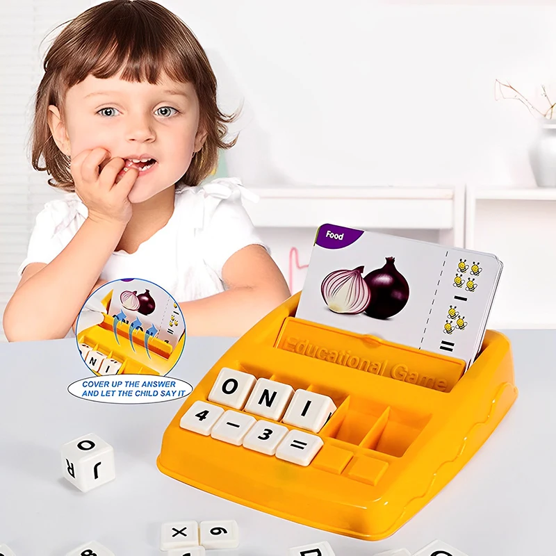 Educational Counting Math & Matching Letter Game Word Puzzles Toys ...