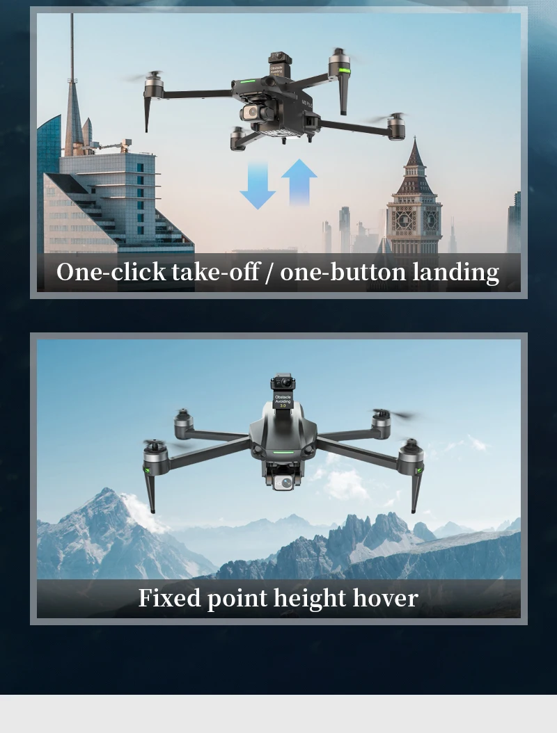 M10 Hd 4k Dual Camera Drone,Intelligent Lidar Obstacle Avoidance,Gps ...