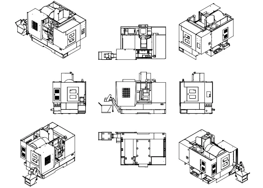 Maxtors Mitsubishi M80a M80b Controller Vmc Cnc Milling Machine ...