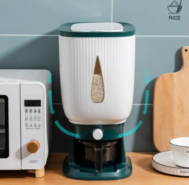 10kg Rice Containers Storage Rice Bucket Grain Flour Soybean For ...