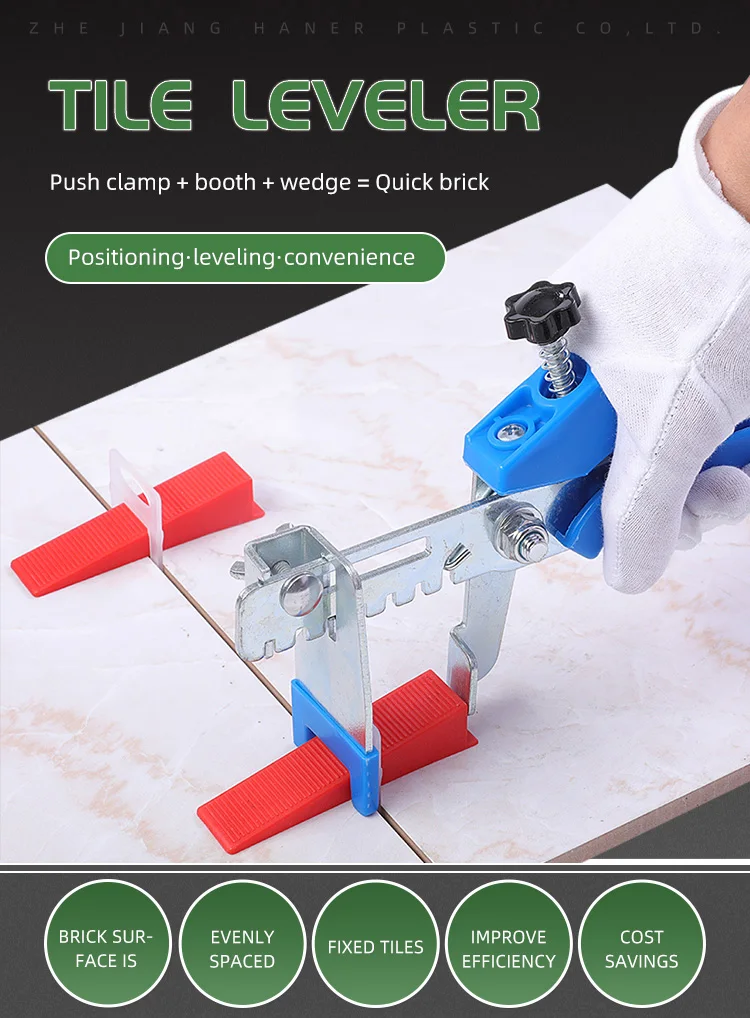 Reusable Pins 50 Pcs Tile Leveling Toolkit System Ceramic Floor ...