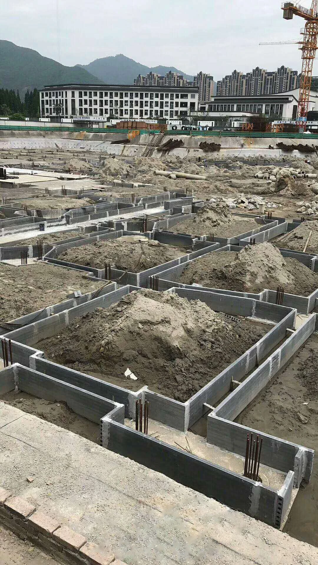 Green 90mm Precast Hollow Core Slab Extrusion Machine Lightweight ...
