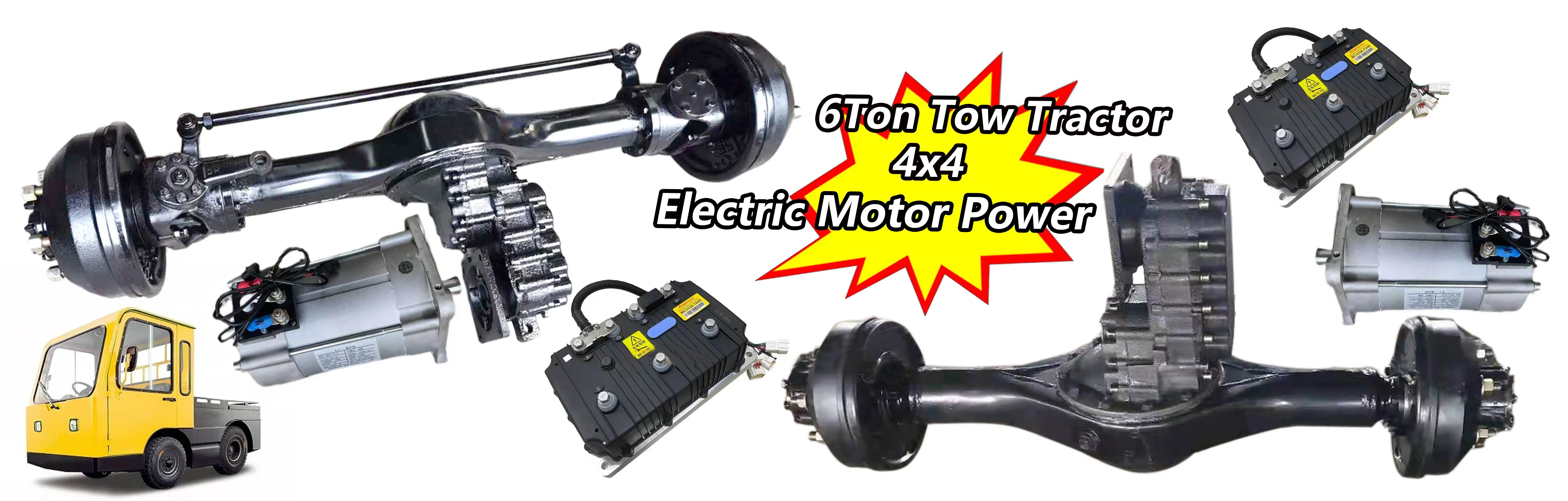 Electric Front & Rear Drive Axles for 4X4 6Ton Tow Tugs - Ideal Trailer ...