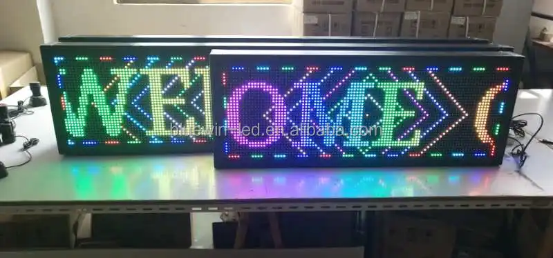 Outdoor P10 Rgb Wireless Wifi Led Sign Running Message Text Led Display ...