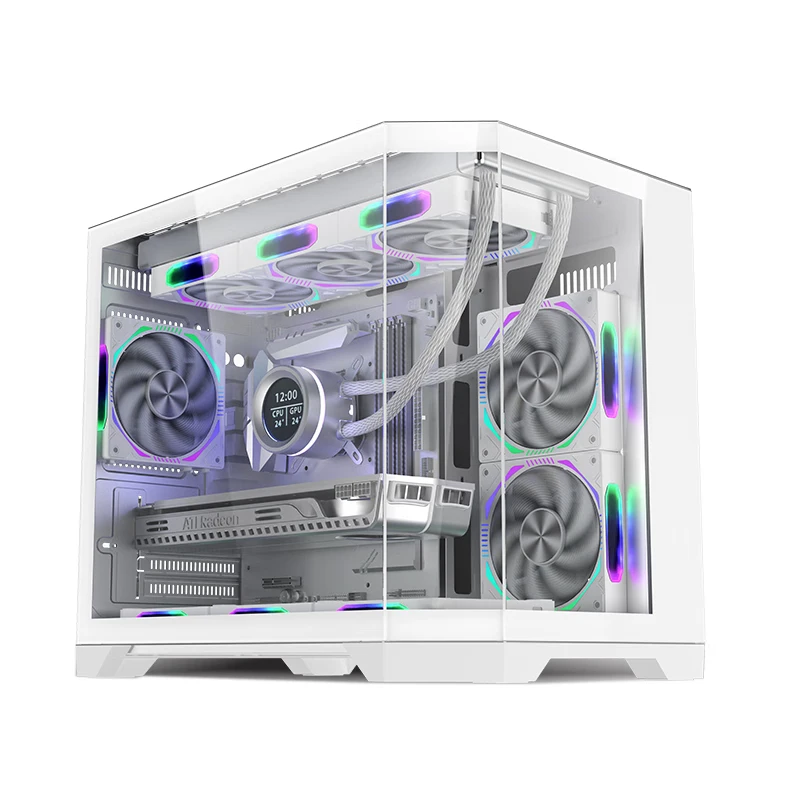 Lovingcool Customize Logo RGB Gamer Cabinet ATX CPU PC Case Gaming ...