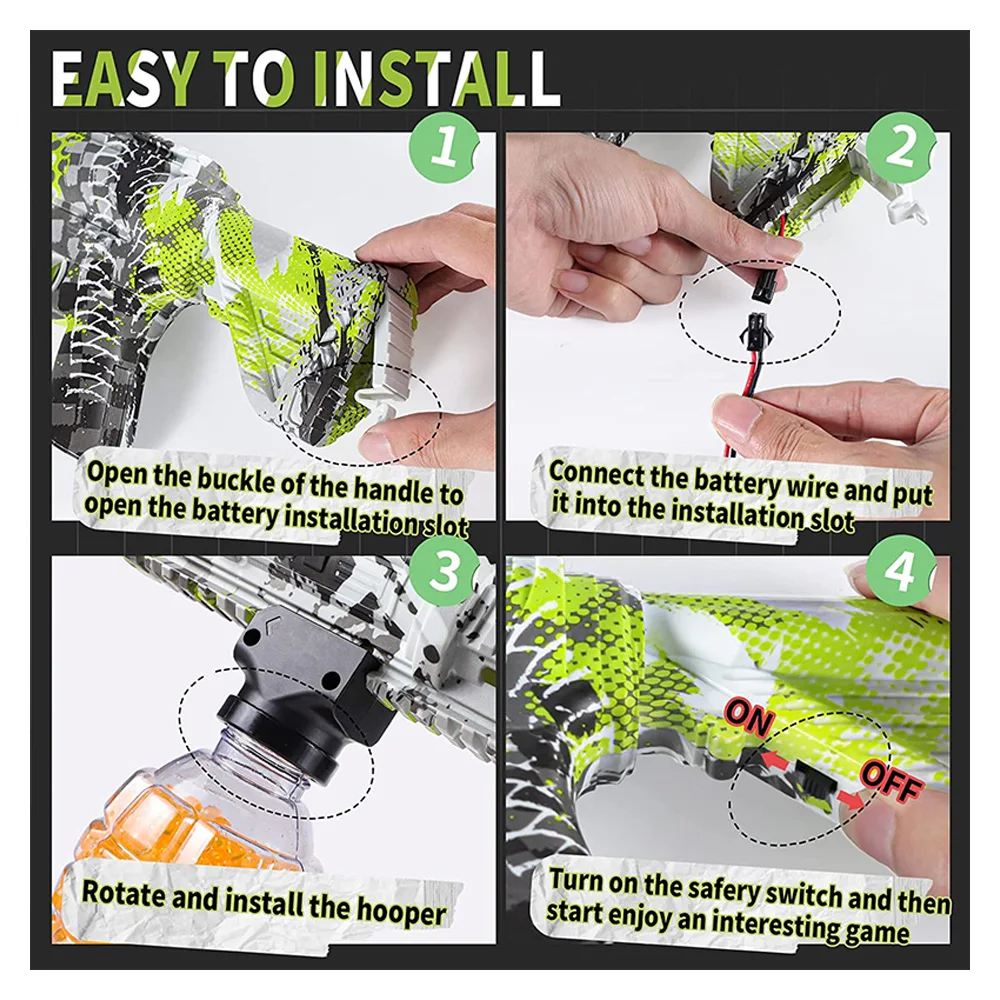 M416 Water Gel Bead Blaster Akm 47 Gel Gun Blaster Manufacturer Gel Ball Blaster Orbie Electric ...