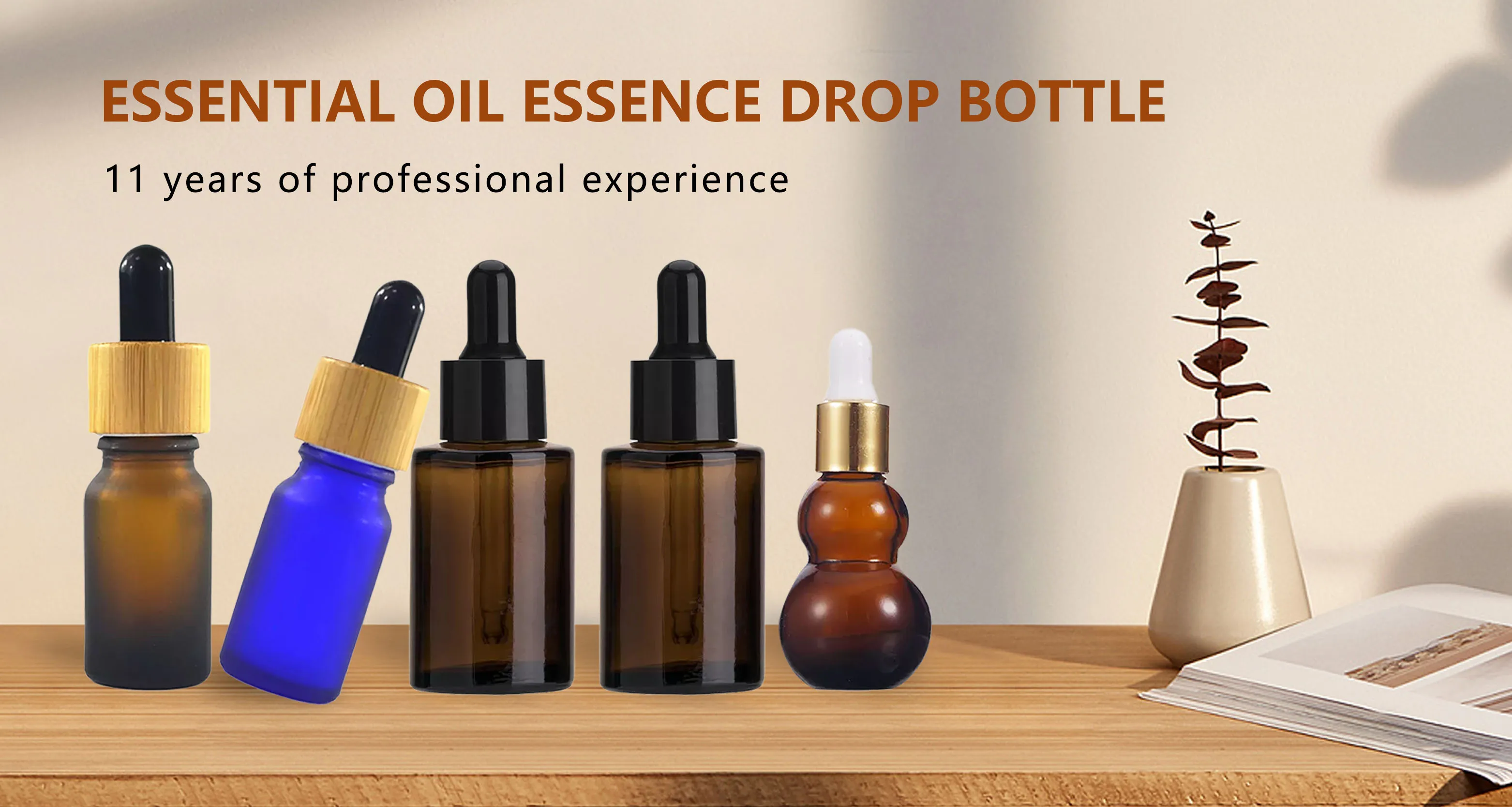 Strength Factory Black Essential Oil Bottle Essence Liquid Bottle Anti ...
