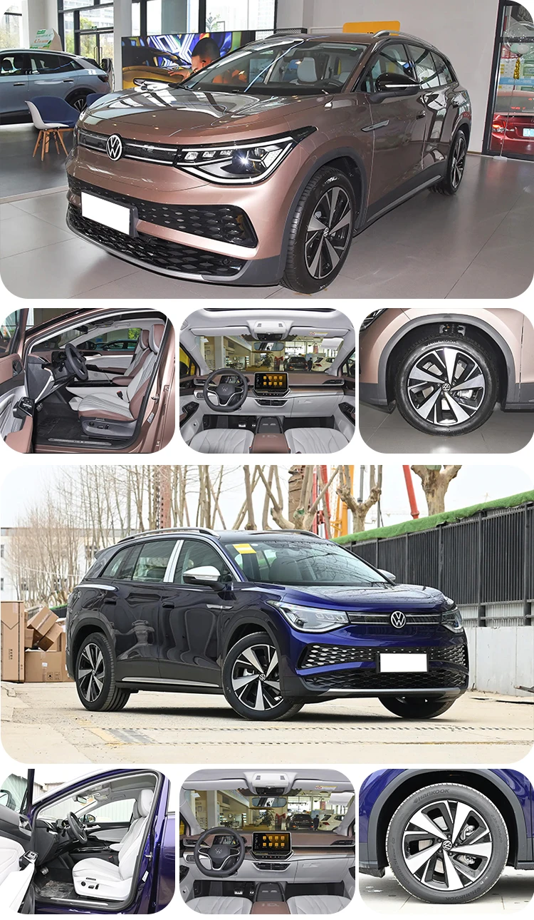 Vw Id6 2022 2023 Ev Car Id6 Volk Swagen Electric Car 7 Seater Electric ...