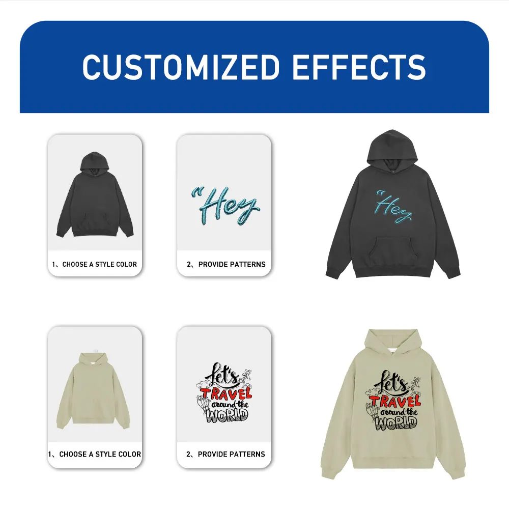 Factory Wholesale Unisex Puff Printing Oversized Cotton Heavyweight ...