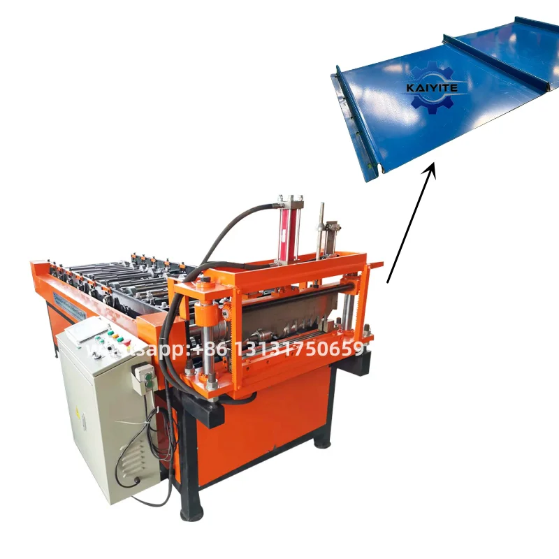 Usa Portable Metal Roofing Standing Seam Roll Forming Machine With Nail ...
