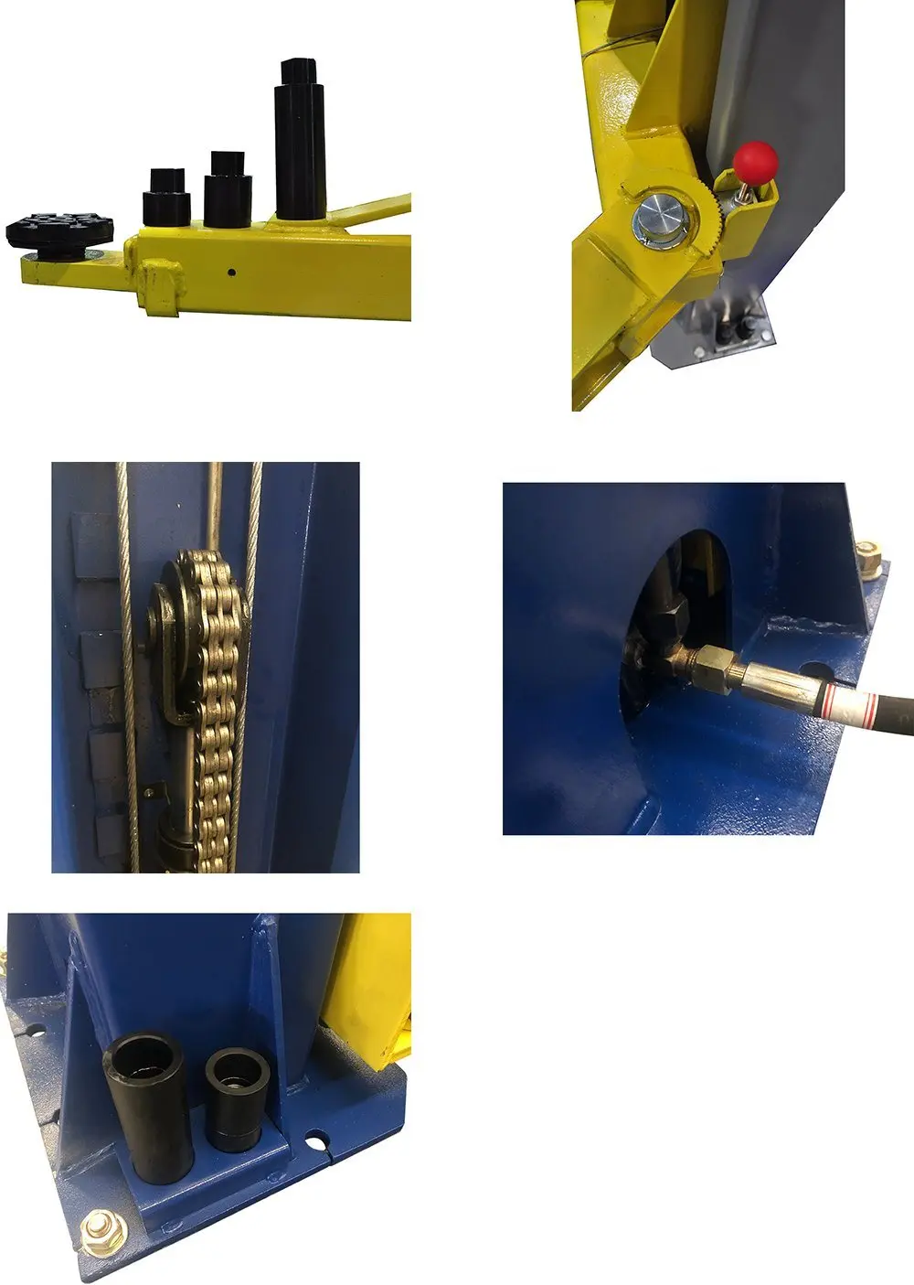 4t Manual Two Side Lock Release System Hydraulic Beam Car Lift Auto ...