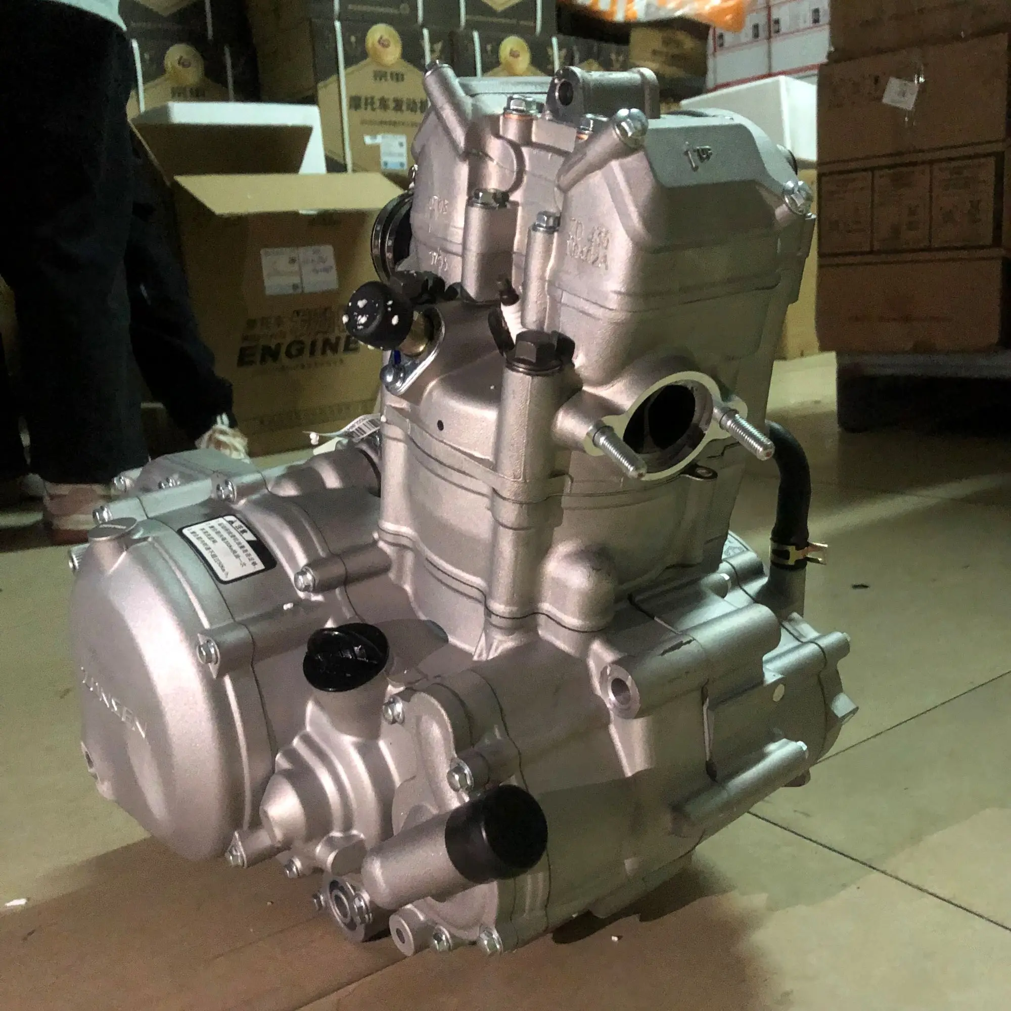 Original 250cc Zongshen Dirt Bike Engine NC250, 4 Stroke Water-Cooled ...