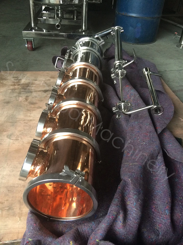Copper Column/Stainless Steel Column/alcohol Distillation Column ...