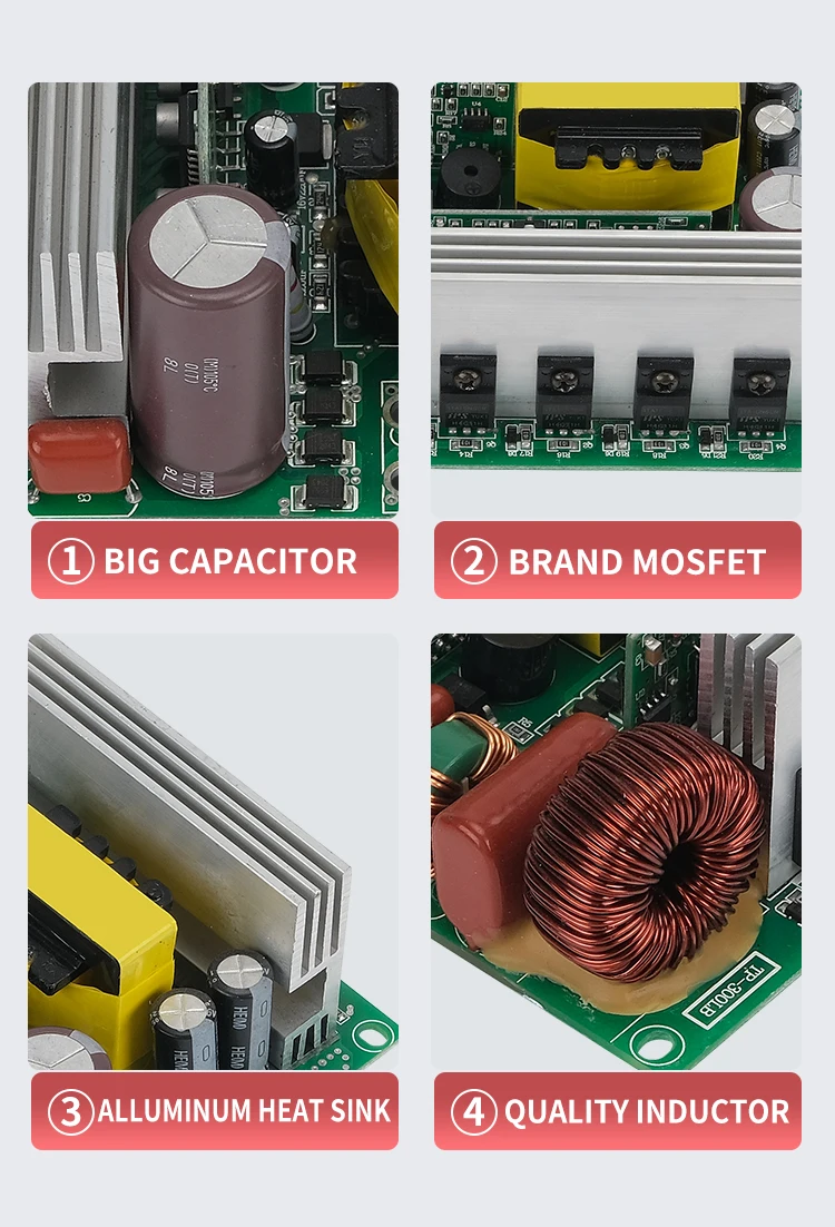 TIANMO 300W Factory Direct PCBA Dc Ac Power Inverter Circuit Board ...