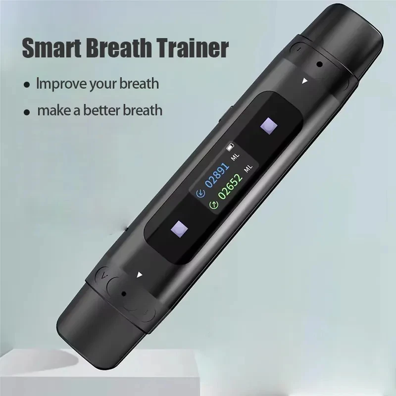 Portable Lung Capacity Abdominal Breathing Trainer with Adjustable ...