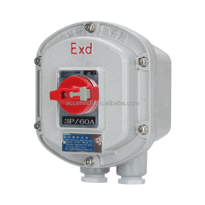 Explosion Proof Circuit Breaker Iib 2p 3p Customized Industrial Factory