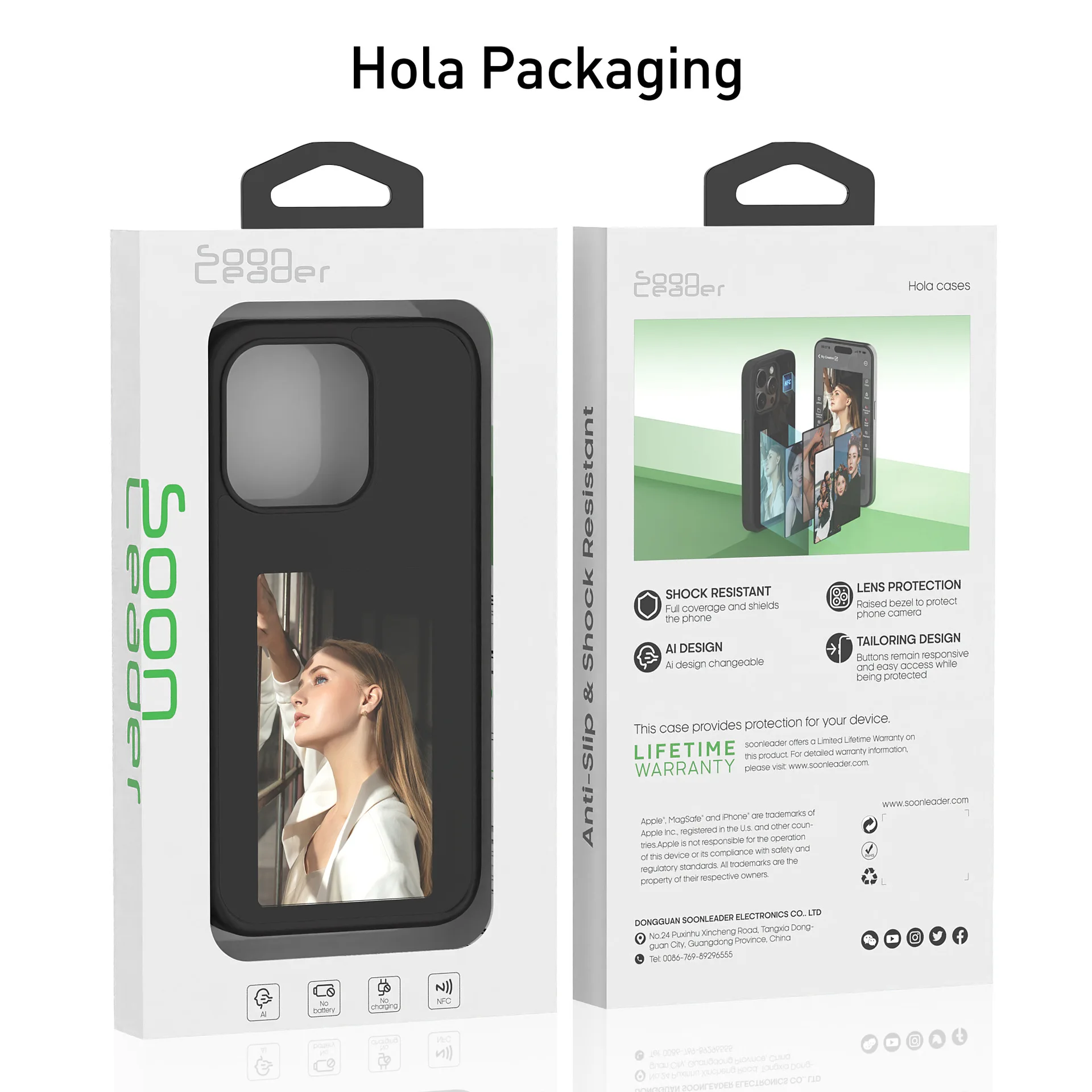 2024 Diy Pattern Nfc Smart Display E Ink Screen Phone Covers Custom Nfc ...