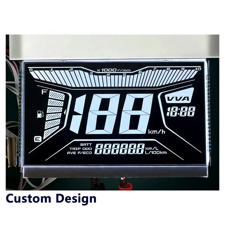 Good Quality Color Printing Wide Viewing Angle Customize VA VATN LCD Segment Display OEM High ...