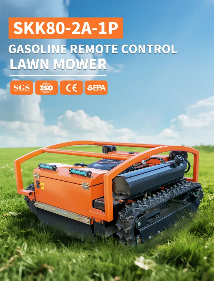 RC Lawn Mower - Tracked All Terrain Weed Mowing Machine