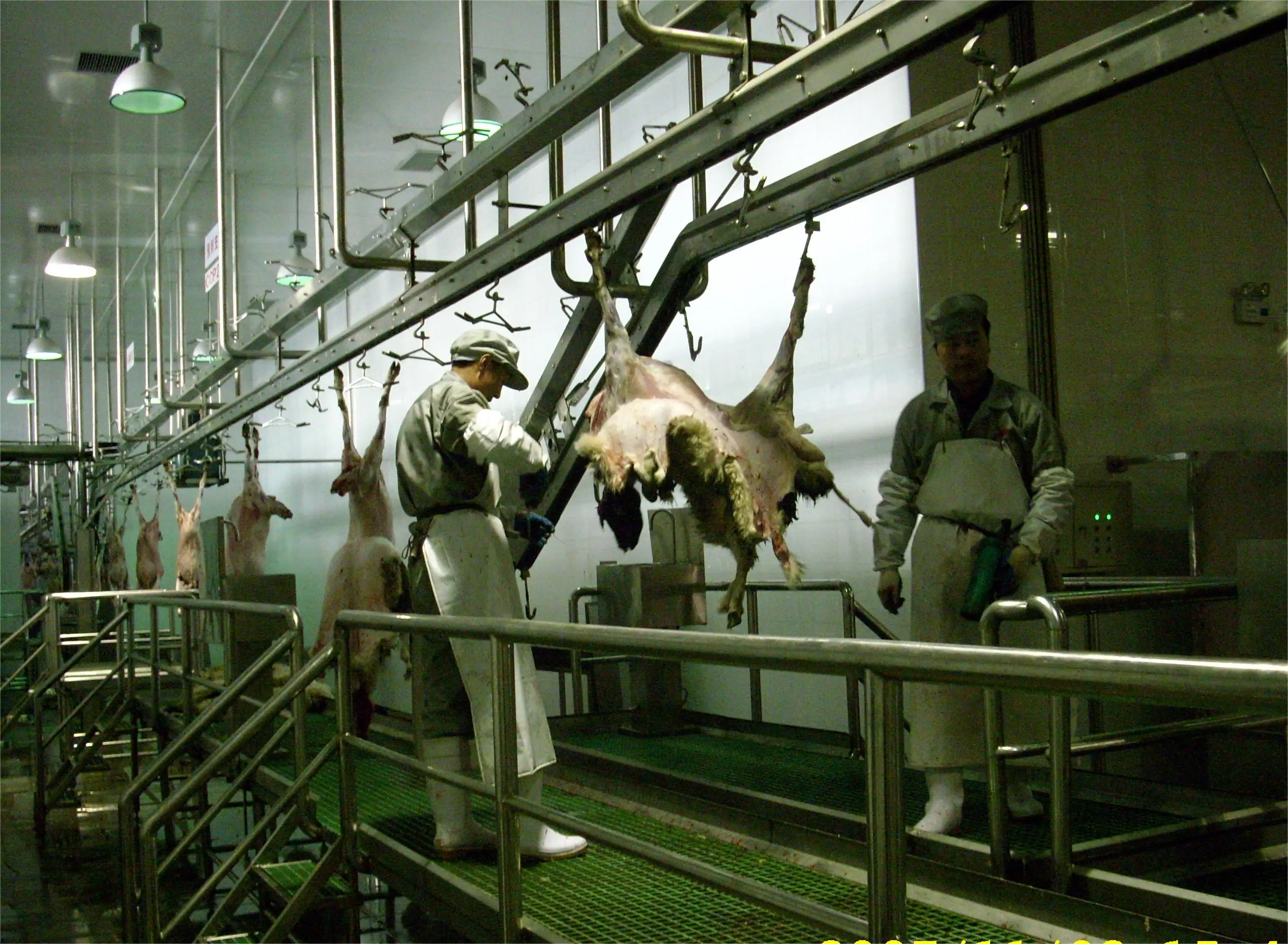 Modern Automatic Sheep Goat Slaughterhouse Equipment High-Capacity ...