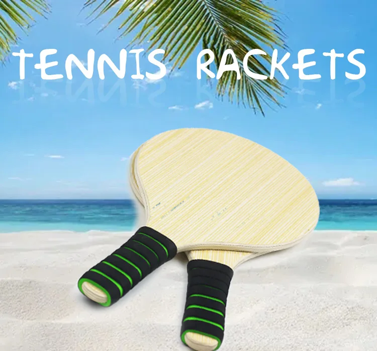 2021 Oem New Design Professional Cheap Customized Wooden Beach Rackets ...