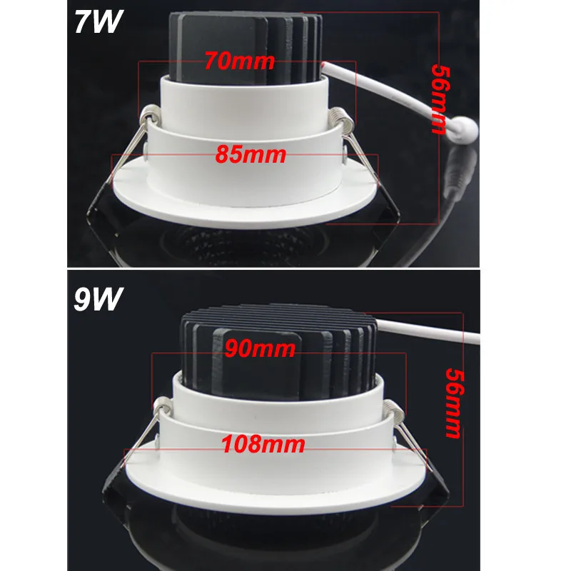 Exterior Outdoor Adjustable Lighting 5w 7w 9w Ip44 Round Recessed ...