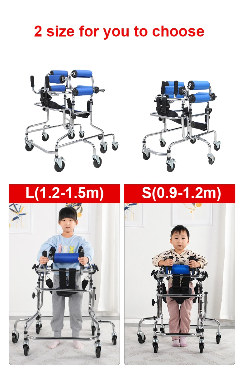 Size L Anti Rollover Disabled Children Walking Aids Hemiplegia Lower ...