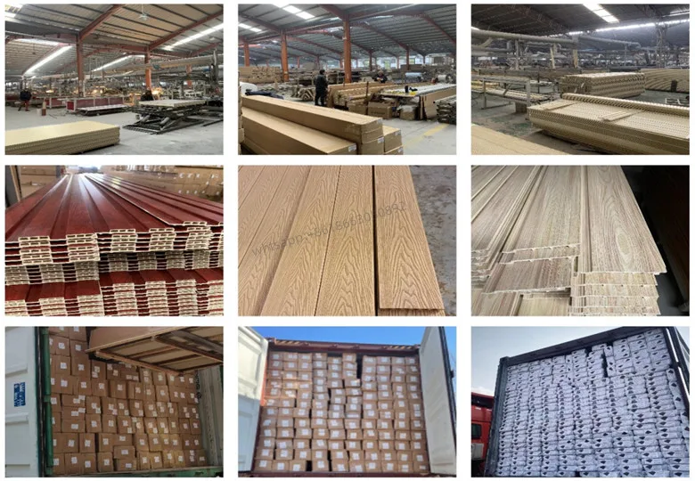 Customized 1220*2440mm Fluted Ribbed Battened 3d Mdf Wood Fiber Wall ...