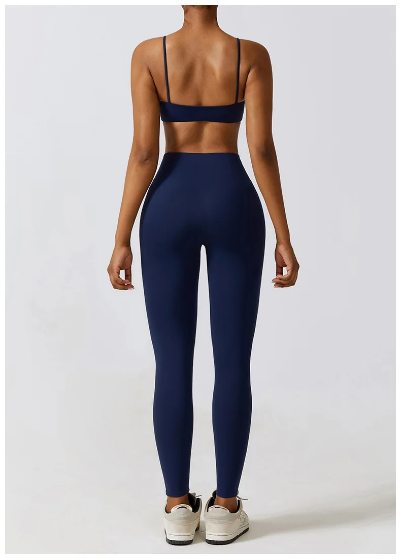 Wholesale High Waist Leggings Sets Women Comfortable High Elastic Gym ...