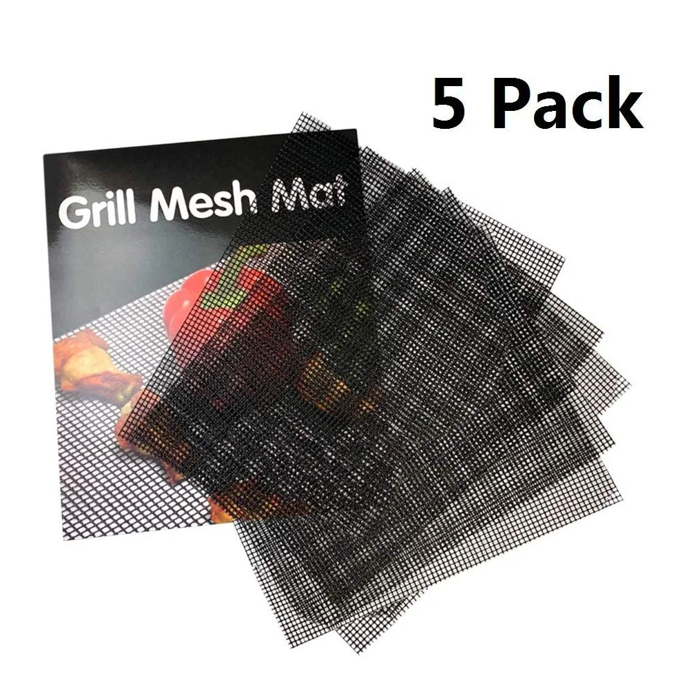 Hot Sales BBQ Mesh Grill Mat Reusable and Non-stick BBQ Grill Mesh Mat ...