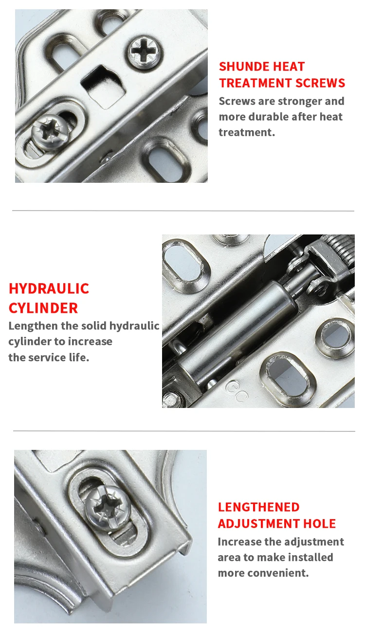 Top Quality 2 Way Hydraulic Adjustable Soft Close Cabinet Hinges