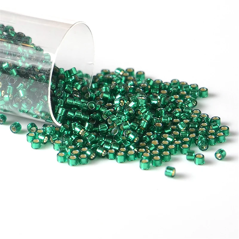 Jc Crystal 10g/pipe Japanese Miyuki Delica Beads Silverline Glass Seed ...