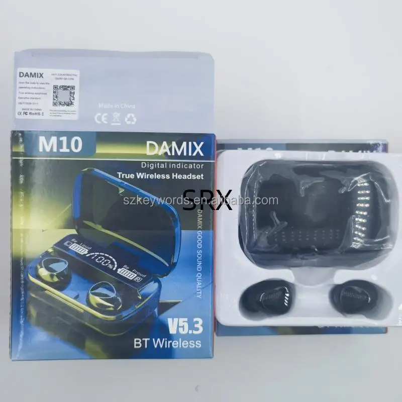 New M 10 Original Earphone Gaming In-ear Sport Headphone Wireless ...