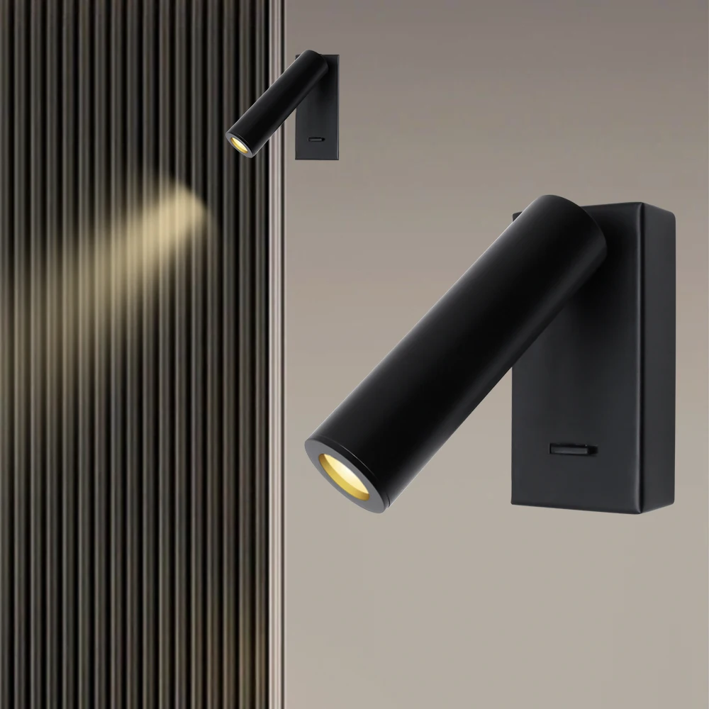 Modern Ip44 Living Room Bathroom Adjustable Rotating Wall Light 3w ...