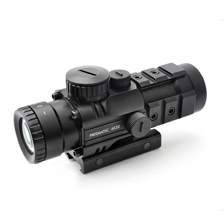 SABPACK Scope Optical Sight 4X32 Tactical Scope Green Red Dot Light ...