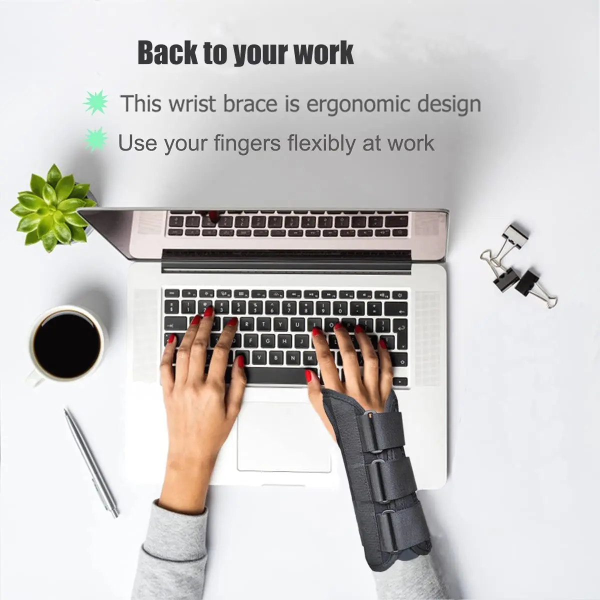 Hkjd Wrist Night Sleep Support Brace Orthopedics Carpal Tunnel Wrist ...