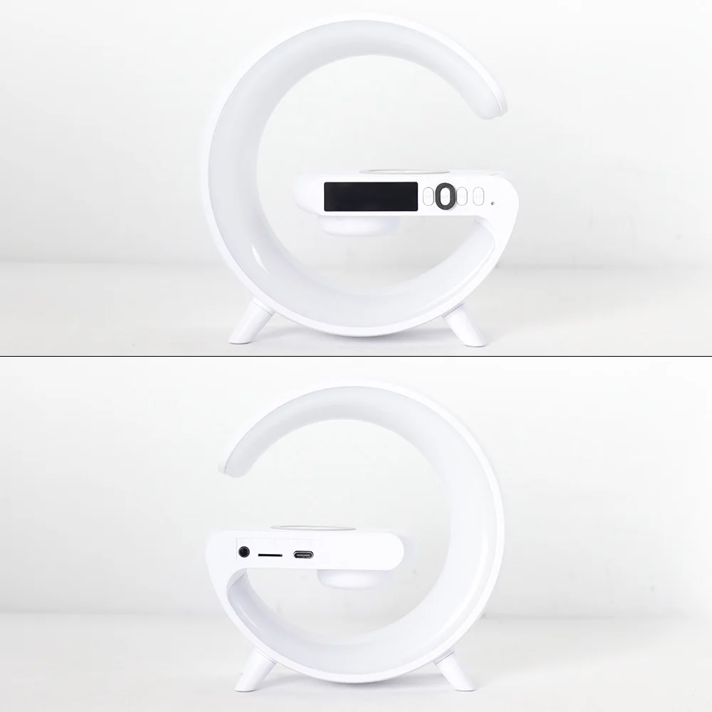 Wireless Charger Lamp Rgb Color Changing Bedside Light Mini Size G Lamp ...