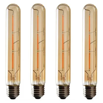 Long Tube E27 T125 T185 T225 T300 Dimmable Led Vintage Filament Bulb ...