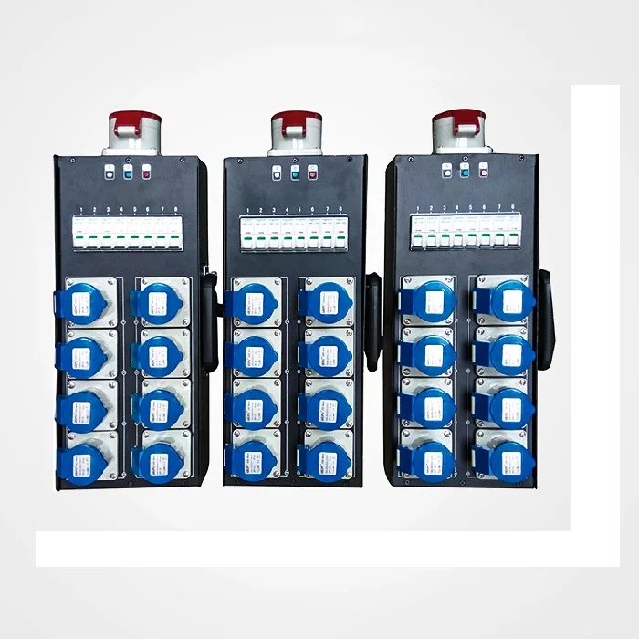3 Phase 8 Channels Portable Electrical Metal Power Box - Buy Metal ...
