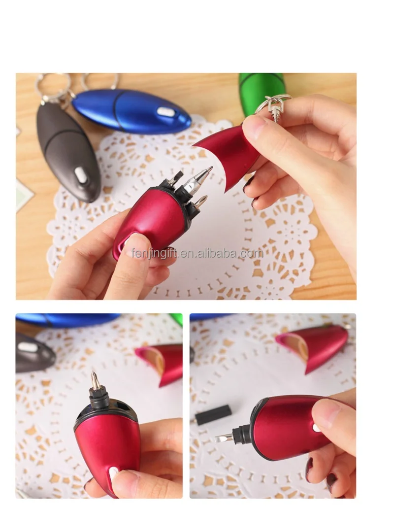 Custom Led Light Pen Keychain Different Multifunctional Plastic Torch ...