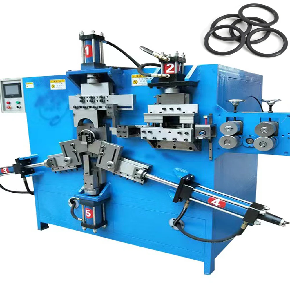 GST Automatic Metal square Bucket Handle Buckle Making Machine ...