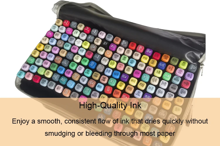 30 Colors Color Dual Head Sketch Markers Dual Head Tip Based Permanent ...